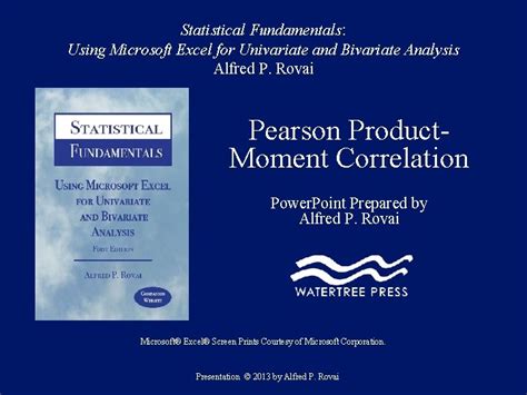 Statistical Fundamentals Using Microsoft Excel For Univariate And