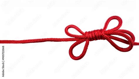 Red Rope With Knot Png Red Thick String With Rope In The Middle