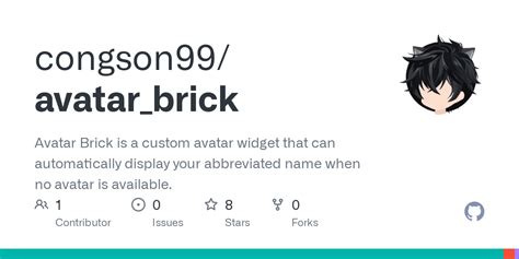 Github Congson99avatarbrick Avatar Brick Is A Custom Avatar Widget That Can Automatically