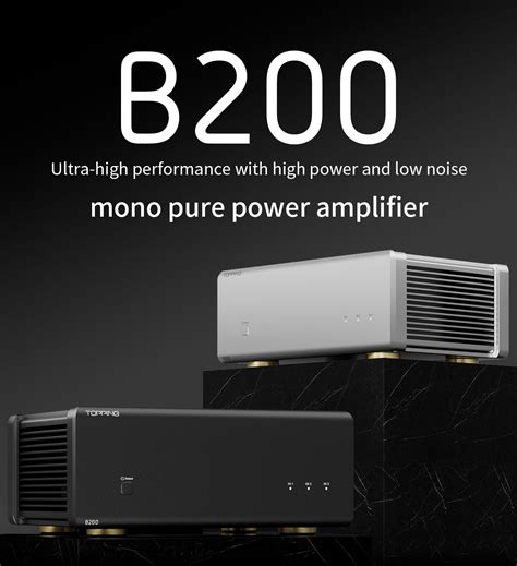 Topping B200 Ultra High Performance Mono Power Amplifier Apos