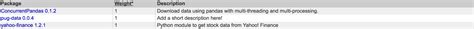 Python Yahoo Finance Package Importerror Cannot Import Name Share