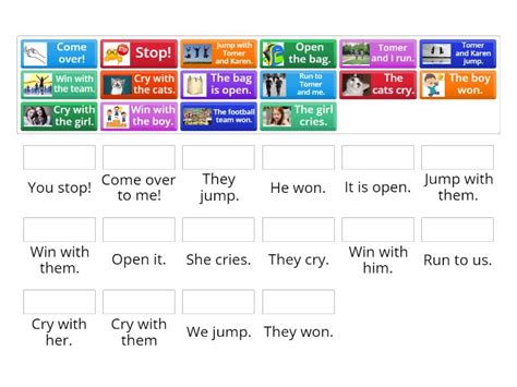 Subject And Object Pronouns Match Up