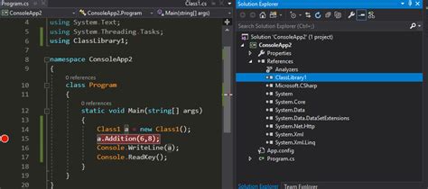 C Attach Classlibrary Project To External Application With