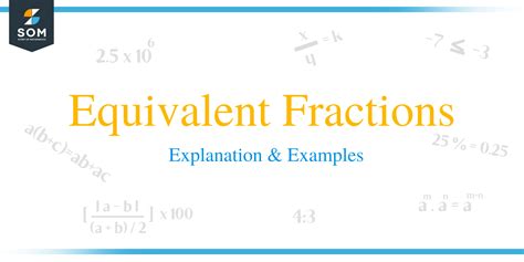 Equivalent Fractions Explanation Examples