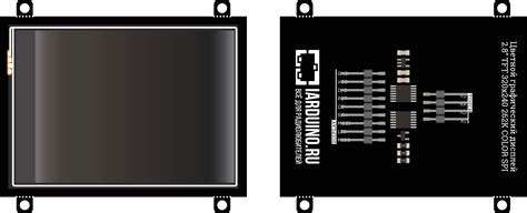 Цветной графический дисплей 2.8 TFT 320x240, подключаем к Raspberry Pi ...