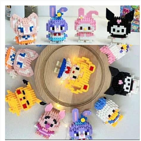 Jual Labubu Nano Block Mainan Balok Susun Building Block Nano Blok Nano Bricks Balok Susun