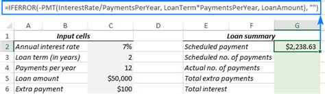 Loan Amortization Table With Extra Payments Excel Cabinets Matttroy