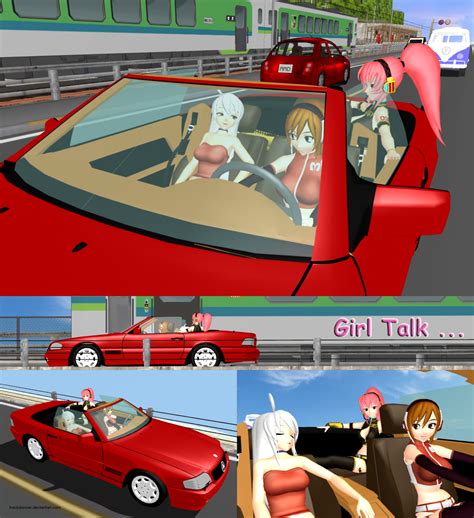 Mmd Girl Talk By Trackdancer On Deviantart