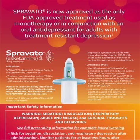 See How Spravato® Can Help Your Patients Spravato® Esketamine For Hcps