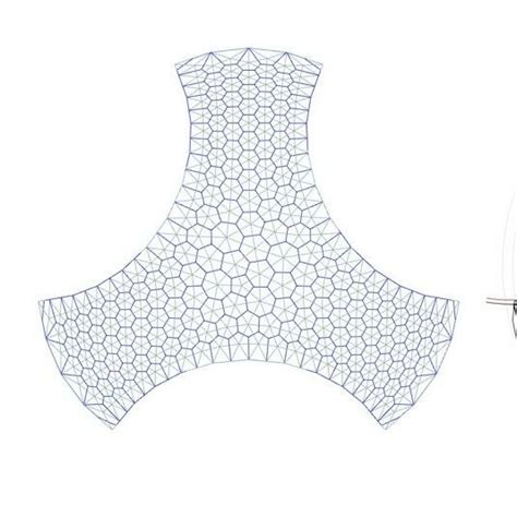 Demonstrator Ii Left Curvature And Triangulation Middle Dual Mesh