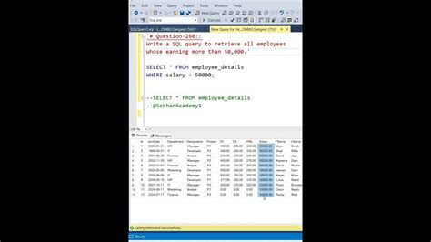 Sql Interview Question 260 Shorts Ytshorts Youtubeshorts Sql