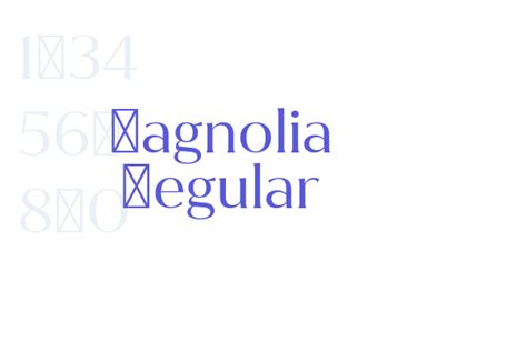 Magnolia Regular Font Free Download Now