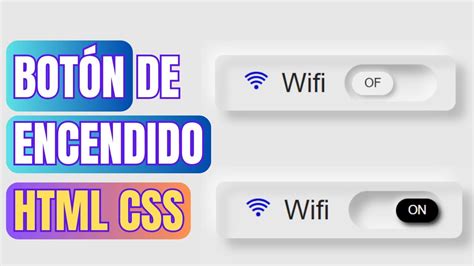 Como Hacer Un Botón De Encendido En Html Y Css Youtube
