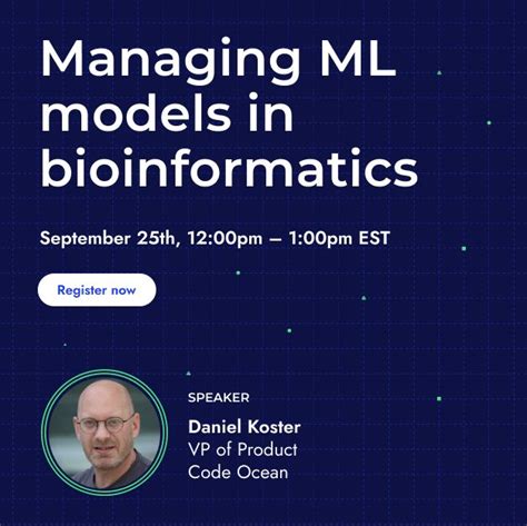 code ocean on linkedin managing ml models in bioinformatics