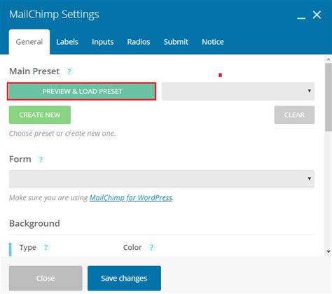 Hướng dẫn sử dụng block Mailchimp Free Web App