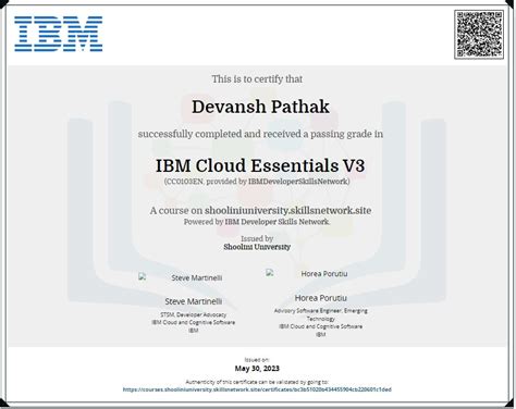 Devansh Pathak On Linkedin Ibm Cloud Essentials V3