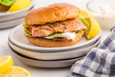Grilled Salmon Sandwich Recipe