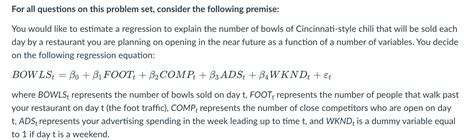 Solved For All Questions On This Problem Set Consider The Chegg