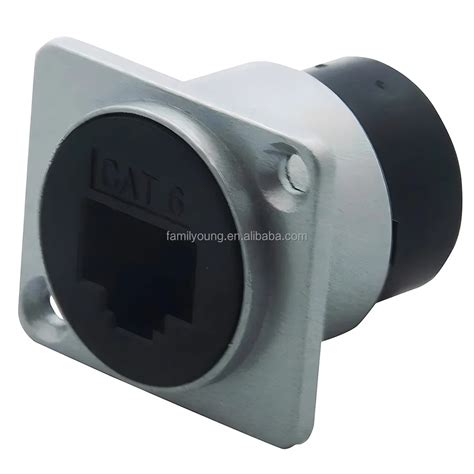RJ Cat Socket D Type Module Ethernet Extension Adapter