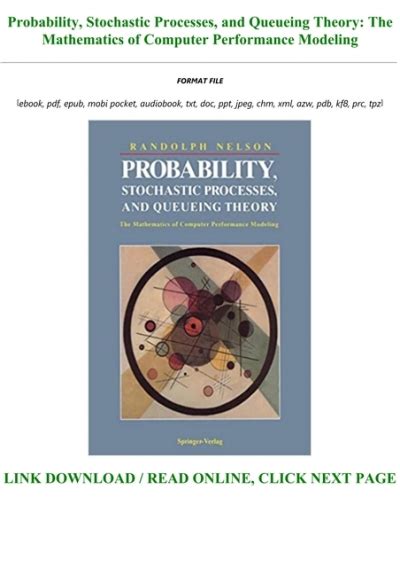 Best PDF Probability Stochastic Processes And Queueing Theory The Mathematics Of Computer