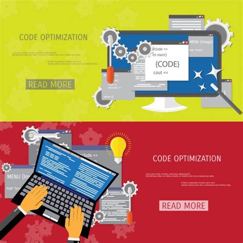 Vector Flat Concept Of Programming And Coding Stock Vector Image By