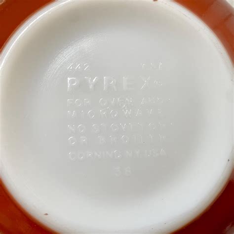 Pyrex Cinderella Nesting Bowl Vintage Pyrex 442 Autumn Wheat In Rust Vintage 70s Etsy
