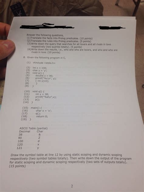 Solved Answer The Following Questions Translate The Chegg