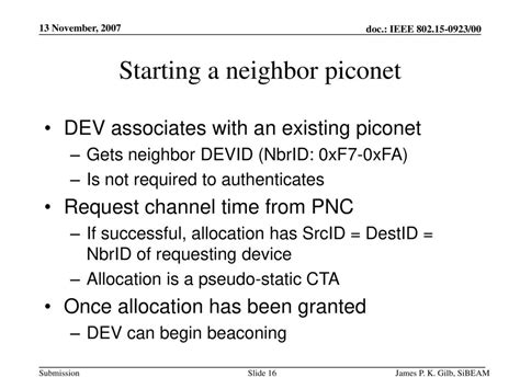 November Project IEEE P Working Group For Wireless Personal Area Networks WPANs