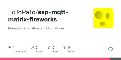 Github Edjopato Esp Mqtt Matrix Fireworks Fireworks Animation On Led Matrices