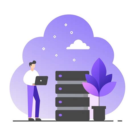 premium vector cloud storage vector illustration flat 2