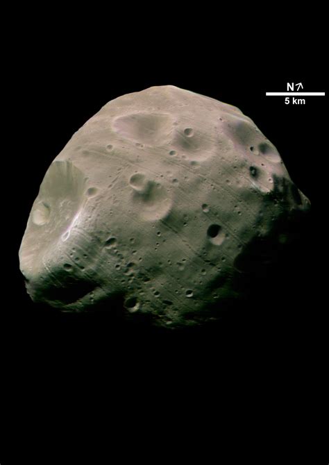 Esa Martian Moon Phobos In Detail