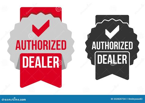 Authorized Dealer Icon Linear Vector Illustration From Motor Show Collection Outline