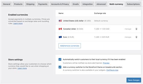 Multi Currency With WooPayments Documentation WooCommerce