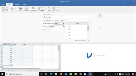 Jamovi Defining The Variable Download Scientific Diagram