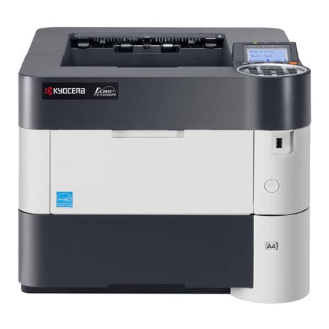 Kyocera Ecosys Fs 4300dn Service Manual Pdf Download Manualslib