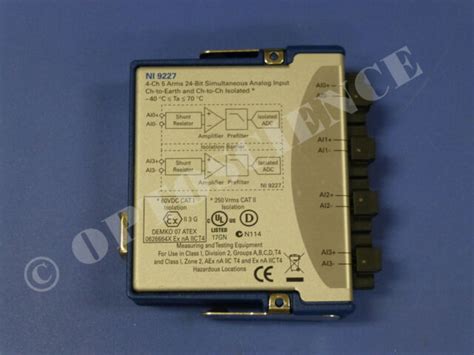 National Instruments Ni 9227 Cdaq Analog Current Input Module Ebay