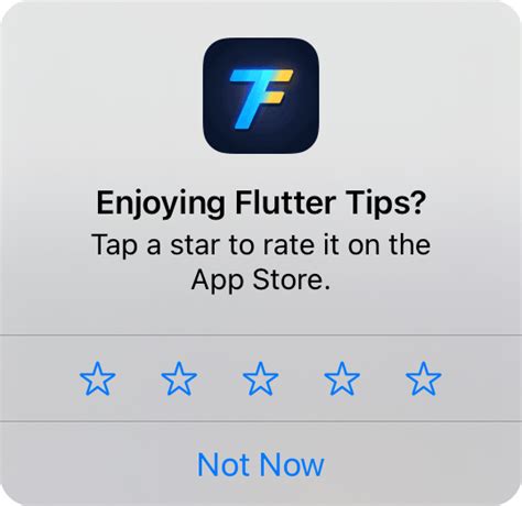 How To Ask For In App Reviews In Your Flutter App