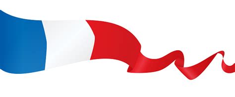 프랑스의 국기 벡터 흔들리는 리본 배너입니다 흰색 배경에 격리 3차원 형태에 대한 스톡 벡터 아트 및 기타 이미지 3차원 형태 국가 관광명소 기 Istock