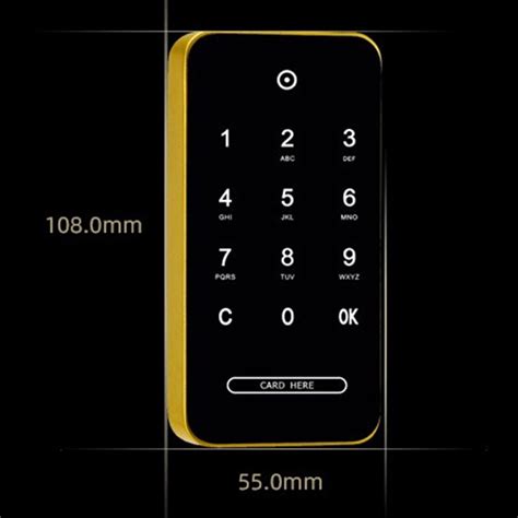 Contact Sensor Password Lock Electronic Password Sensor Lock Swipe Card Sensor Lock Two In One