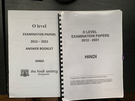Hindi O Level Ten Year Series 2012 2021 Hobbies And Toys Books
