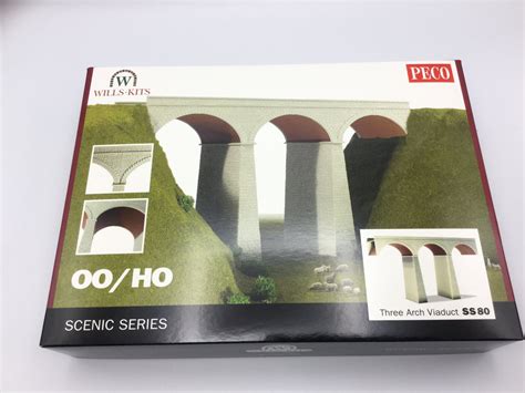 Wills Ss80 Oo Gauge Three Arch Viaduct Kit