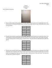PHY101 Lab Activity 5 Pdf Hana HSU 1214154473 Page 1 PHY101 Lab Activity 5 Energy Part 1