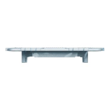 NU7002 - New Unica, fixing frame, zamak, 2 modules 1 gang | Schneider ...