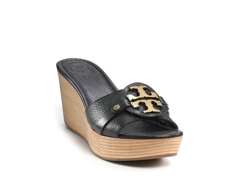 Tory Burch Patti 3 Wedge Sandals In Blue Lyst