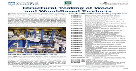 Pdf Structural Testing Of Wood And Wood Based Products€¦ · Astm D143