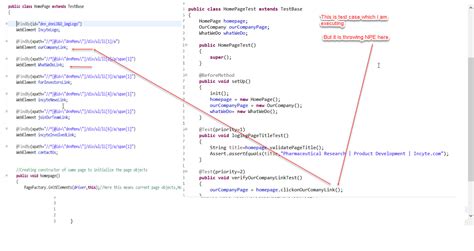 In Pom Model Getting Nullpointerexception Selenium Forum