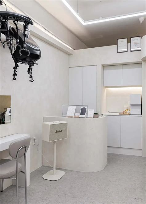 고급스러운 유럽 미장 포인트 9평 1인 미용실 인테리어 양천구 목동