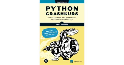 Python Crashkurs Rd Edition Book