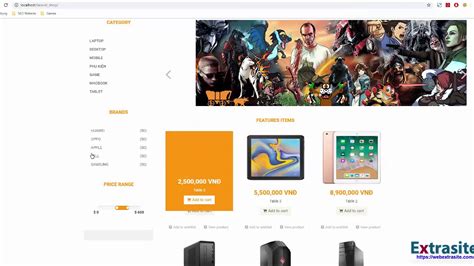 bài 2 lập trình website bán hàng bằng laravel framework cài đặt