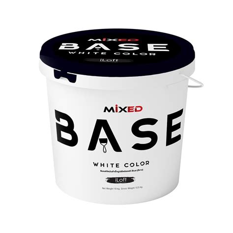 สีเท็กเจอร์ Iloft Mixed Base สีขาว 10 กก